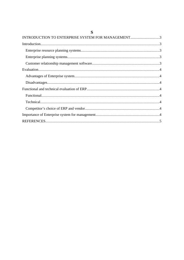 Enterprise System for Management: Introduction, Evaluation, Advantages ...