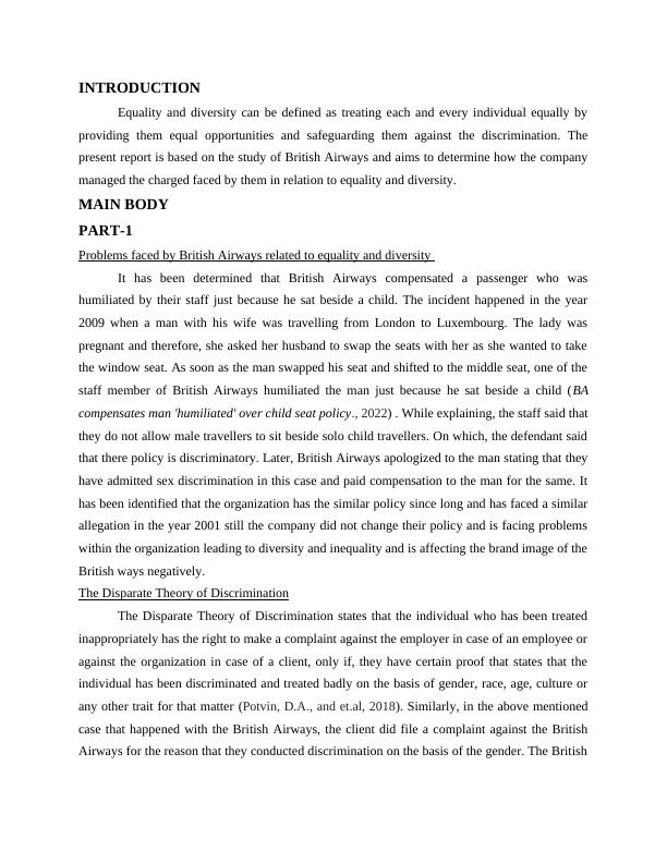 Essay: Equality Diversity and Inclusion in Society Organizations - Desklib