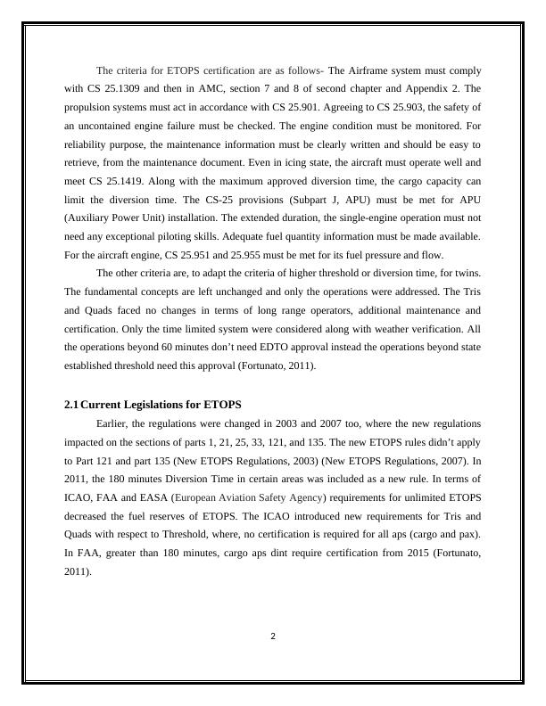 ETOPS Certification: Mechanical Aircraft System Requirements