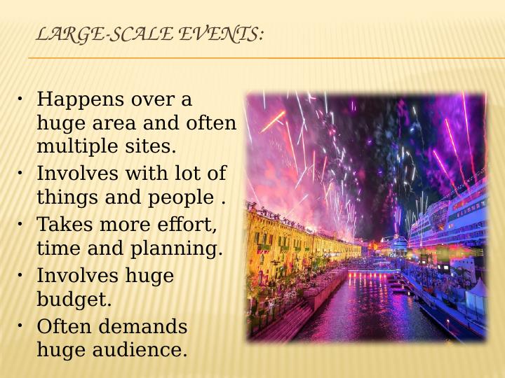 Large-Scale Event Planning: A Comprehensive Overview