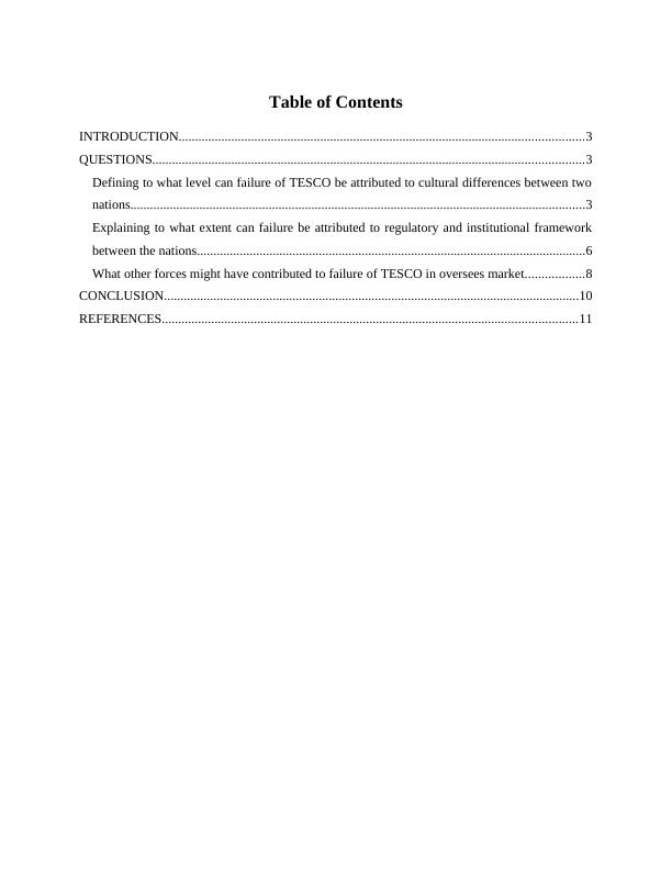 Analyzing TESCO's Global Failure: Culture & Regulation