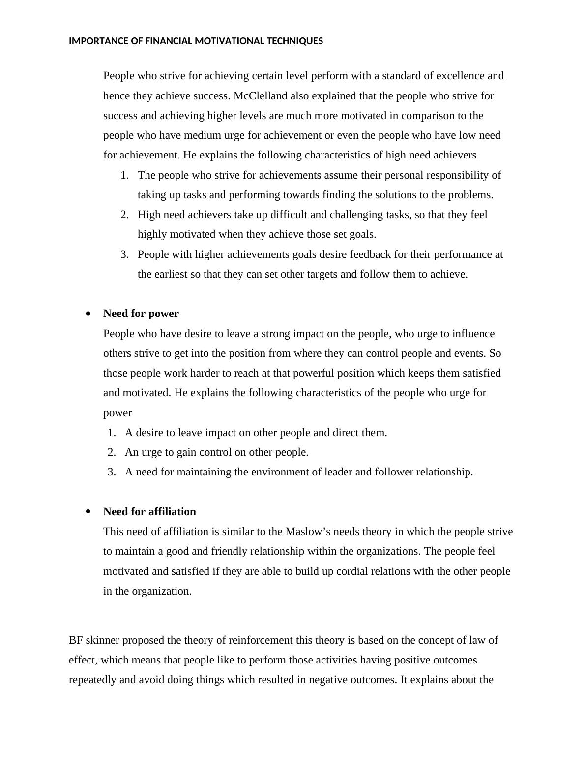 Importance of Financial Motivational Techniques: Three Theories of ...