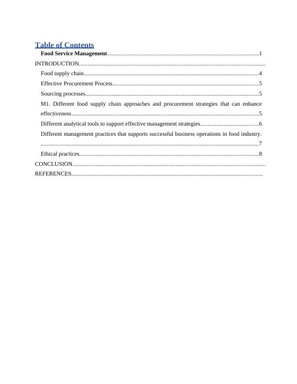 Food Service Management: Strategies, Tools & Practices