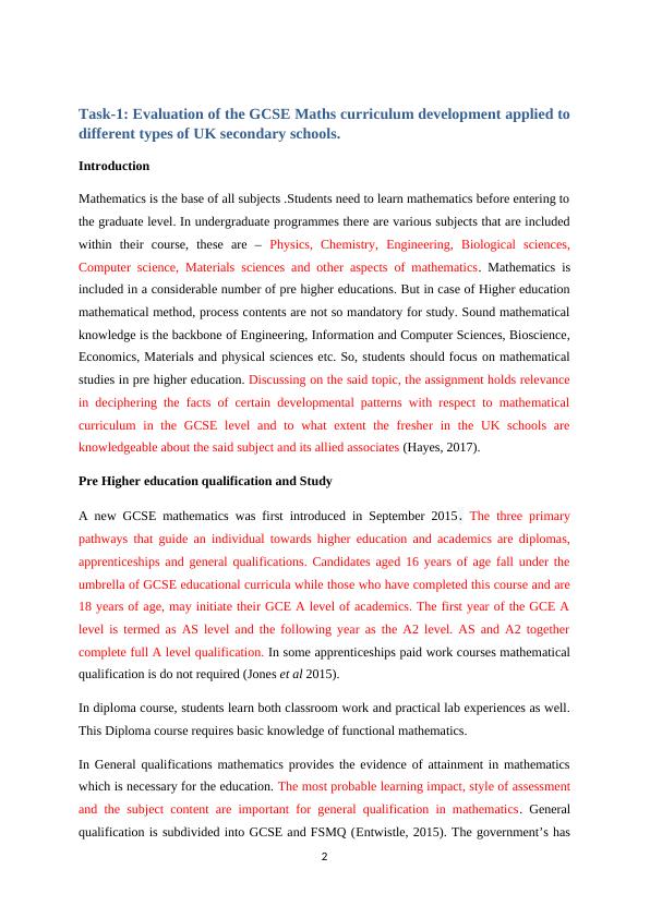 UK Education: Policy, Opportunity & GCSE Maths Curriculum