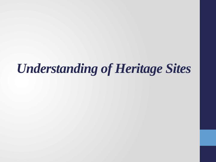 Importance of Heritage Sites for Tourism and Culture