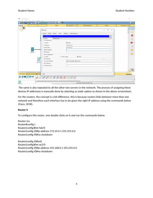 Hierarchical Network Design Model Simulation using Cisco Packet Tracer