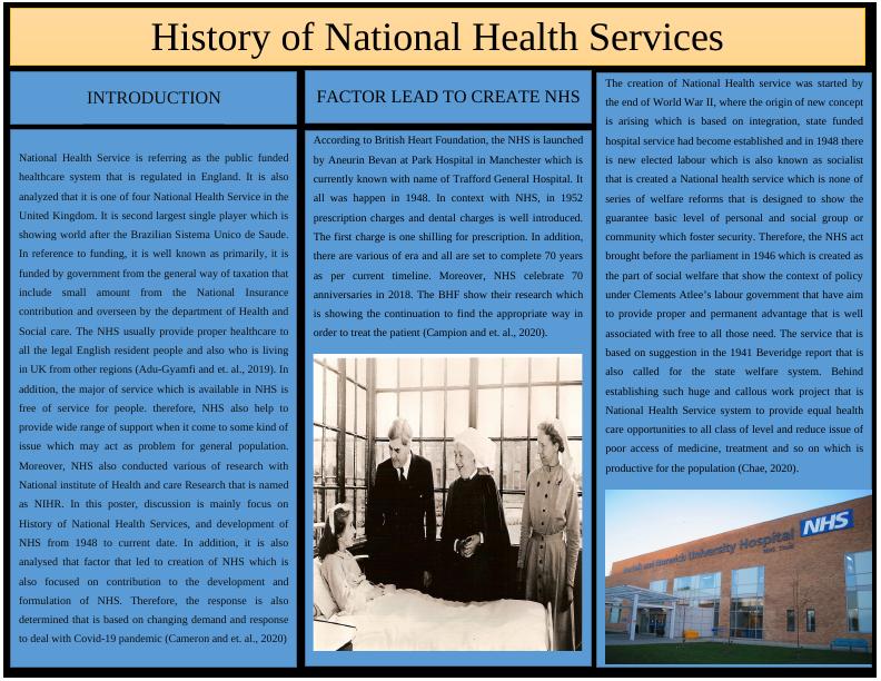 Exploring the History of National Health Services (NHS)