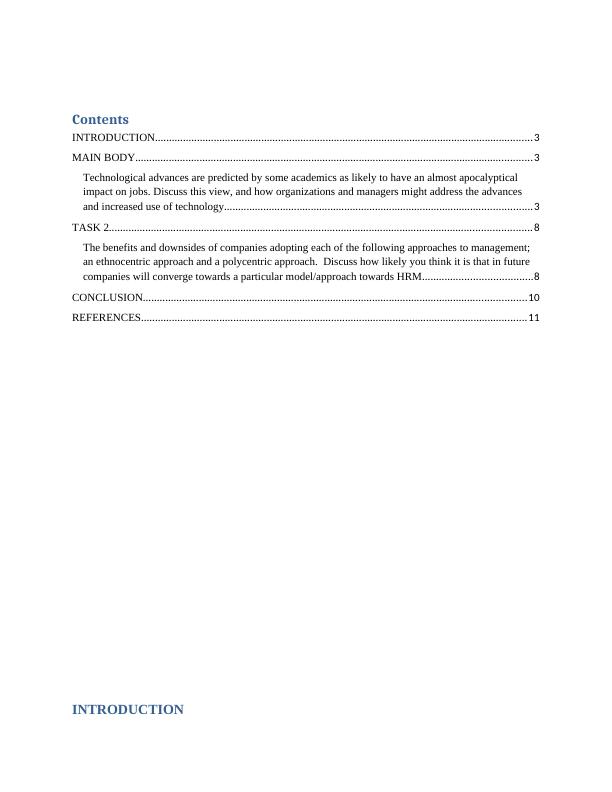 HRM&D: Global Context, Technology, and HRM Approaches