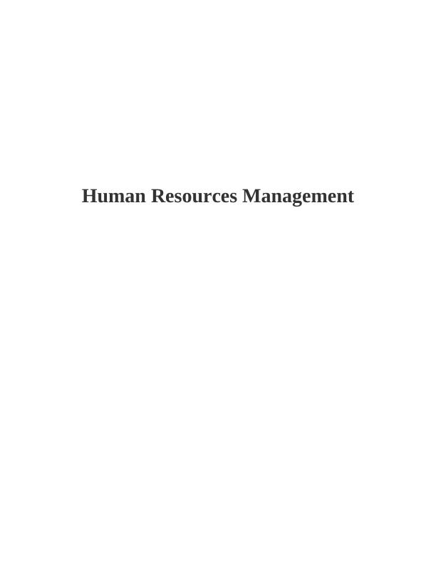 Human Resources Management: Analysis of HRM areas, SHRM, recruiting and ...