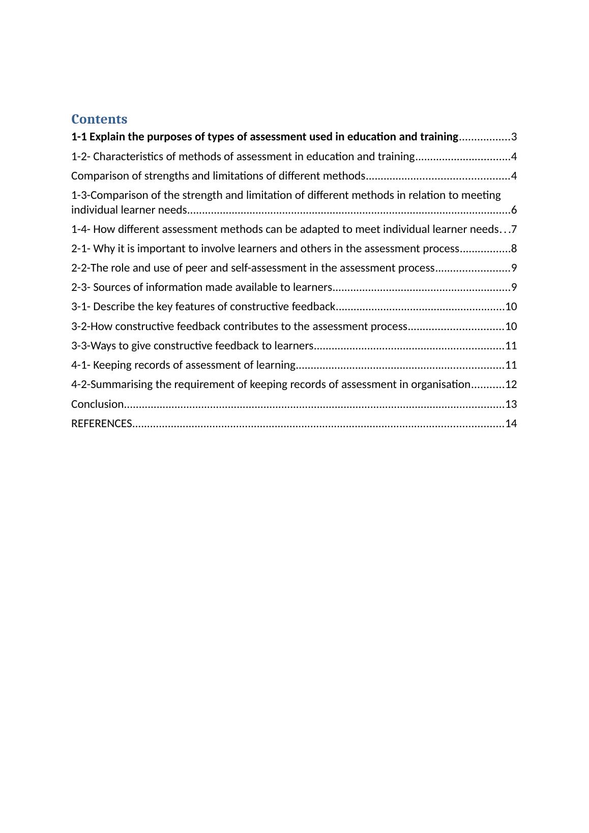 AET 6502 Unit 305: Assessment and Planning in Education