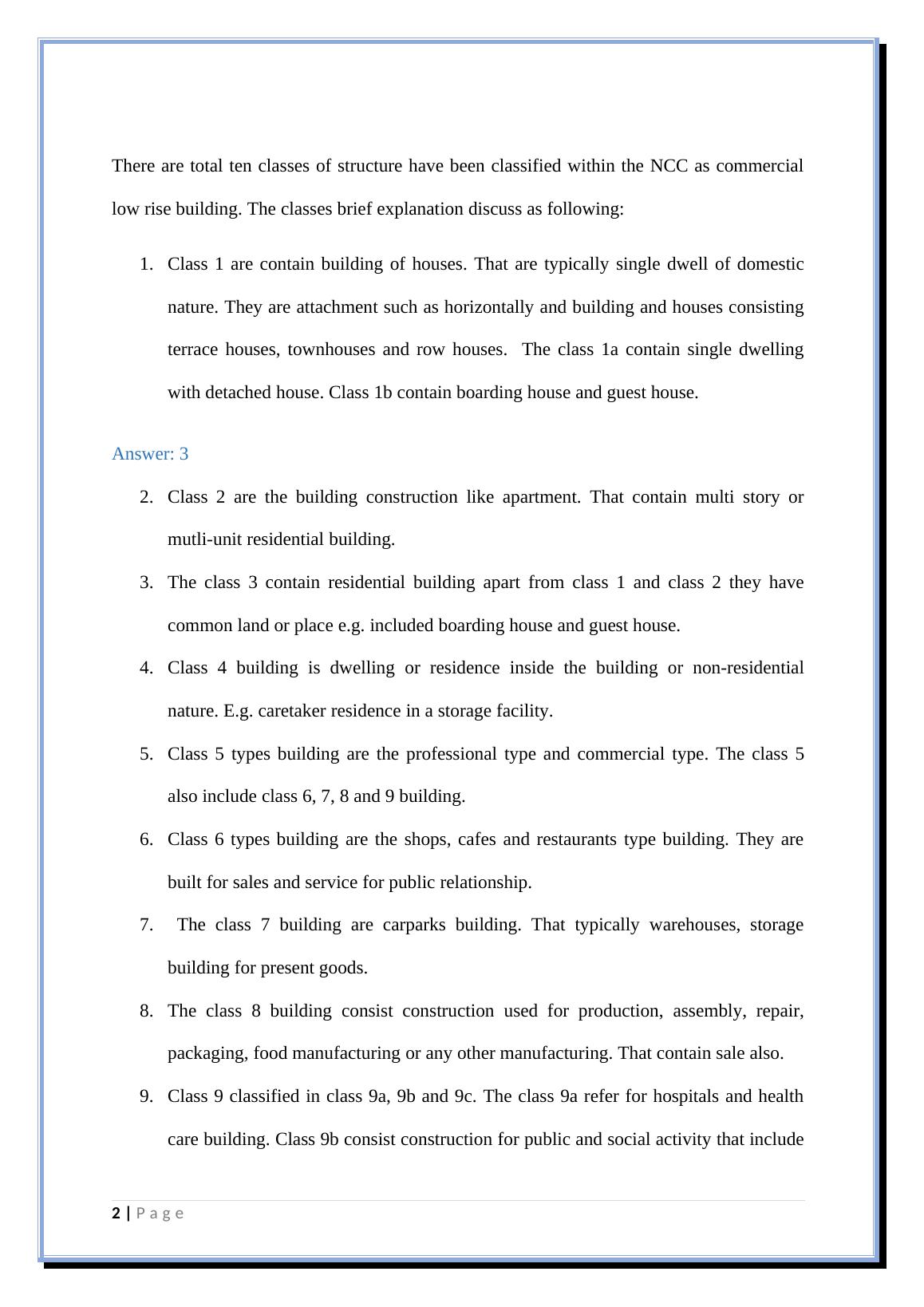 Civil Engineering: NCC Building Classification Analysis