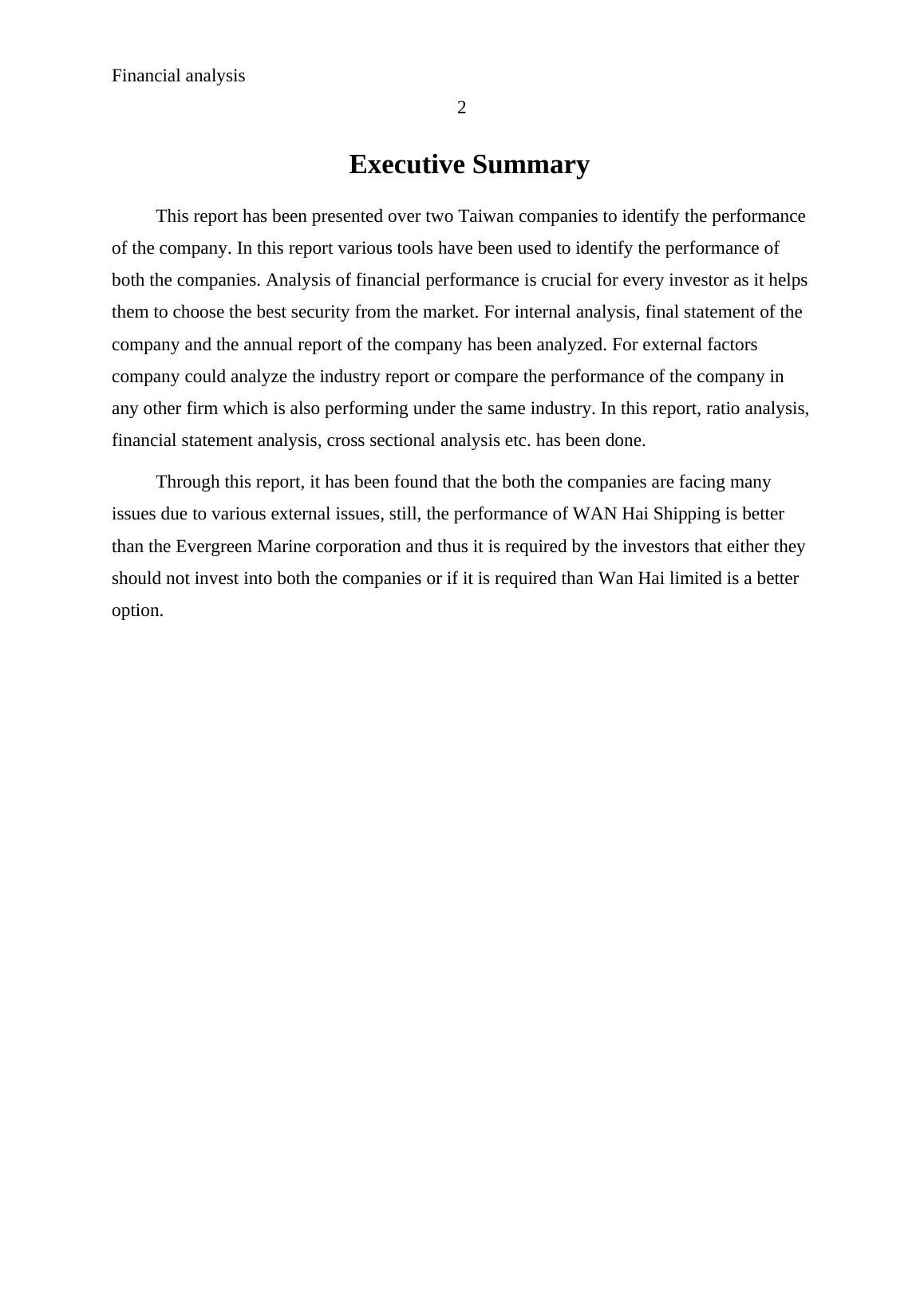 Project Report Finance Analysis project-report-finance-analysis