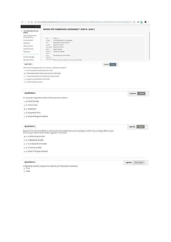 Answer for Q 10 is projective methods