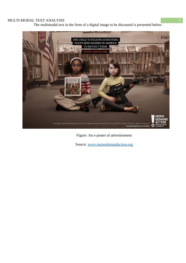 Multi-modal Text Analysis - Digital Advertisement