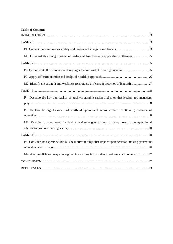 Leadership and Management: Waitrose Unit 4 Report Analysis