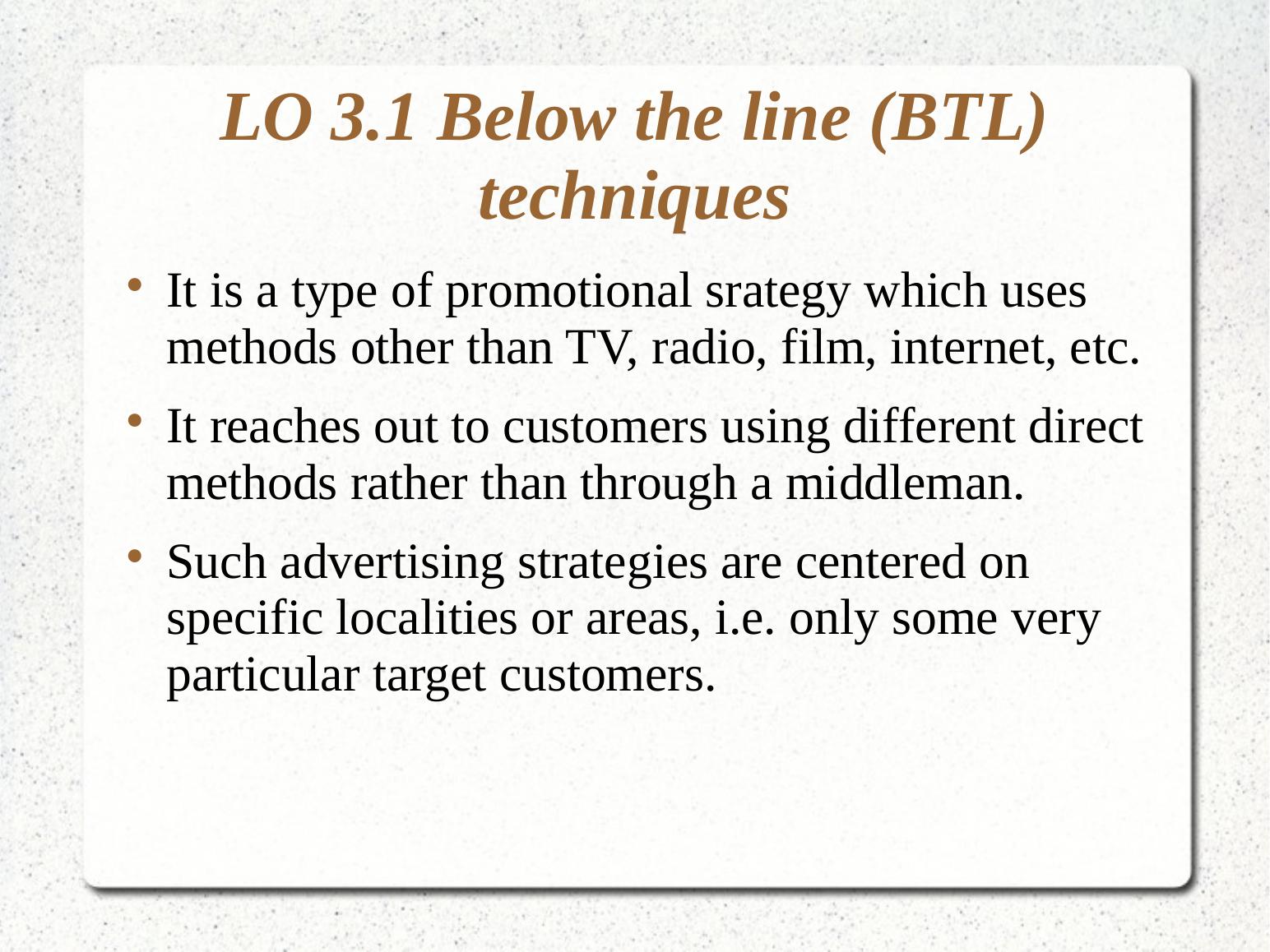 BTL Techniques and Integration with Promotional Strategies - Desklib