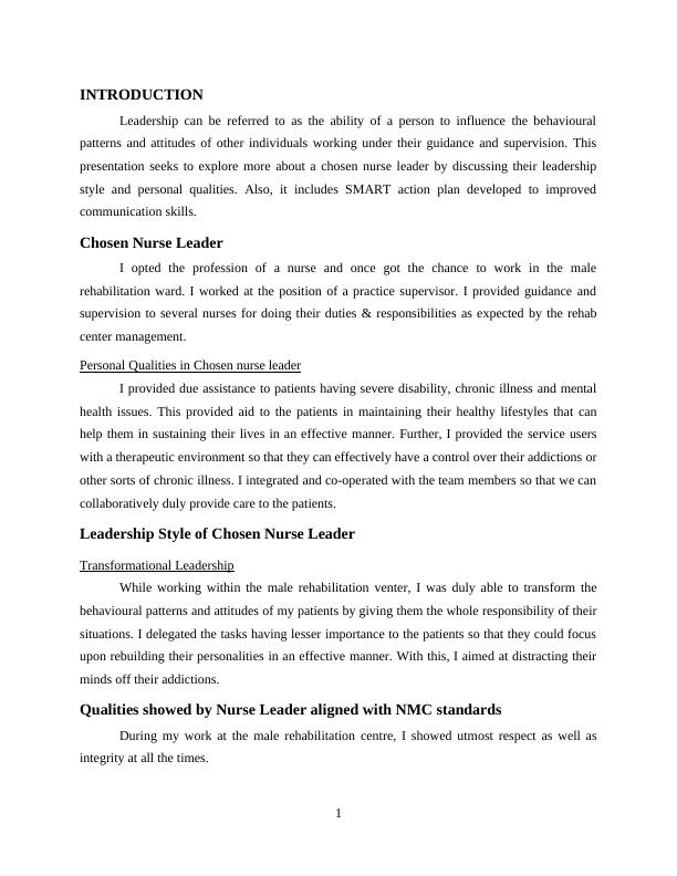 Introduction to Leadership