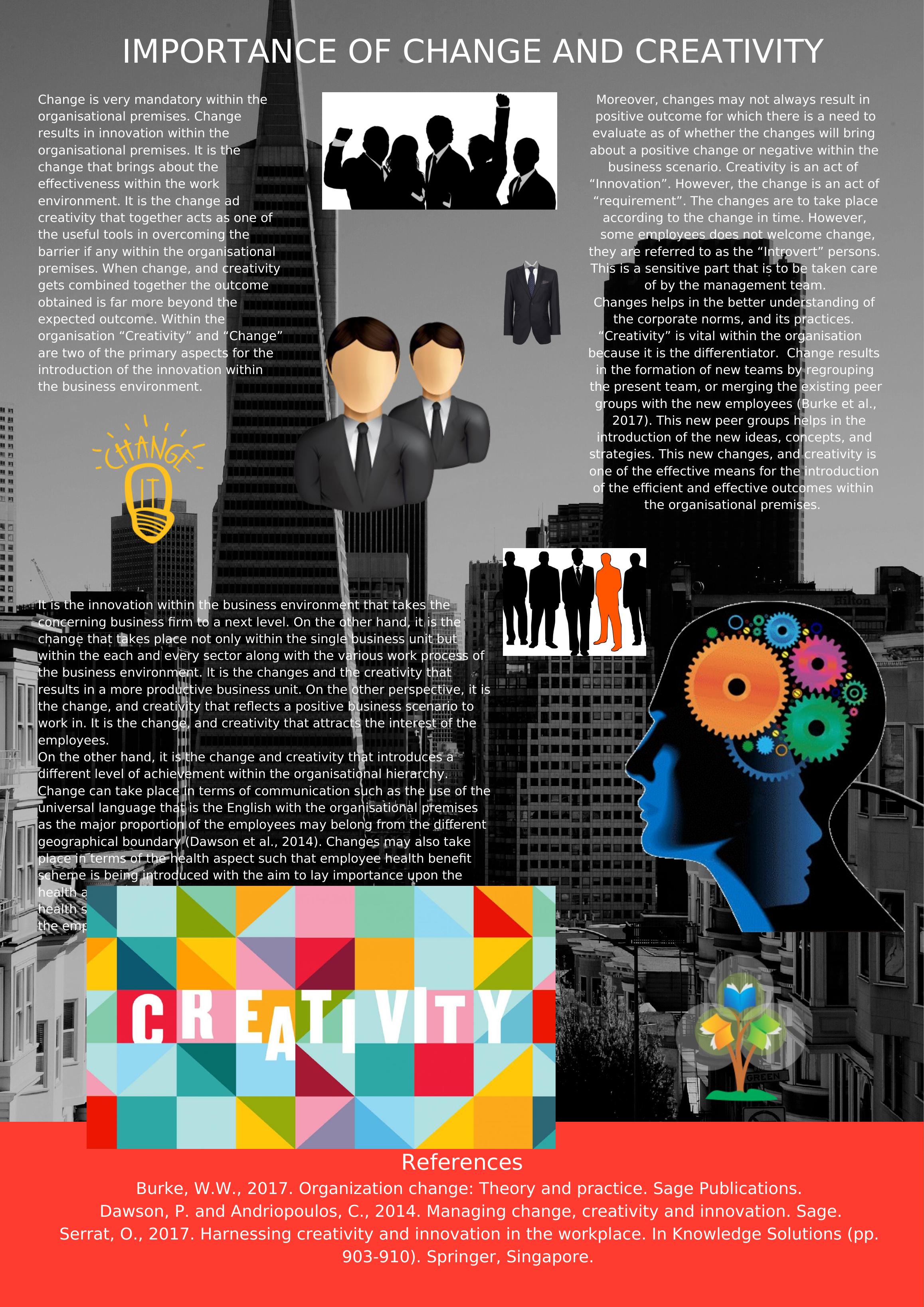P57905 Report: Importance of Change and Creativity