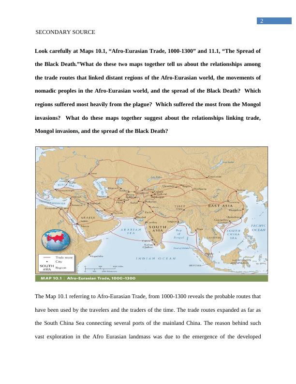 Afro-Eurasian History: Trade, Plague, and Mongol Impact