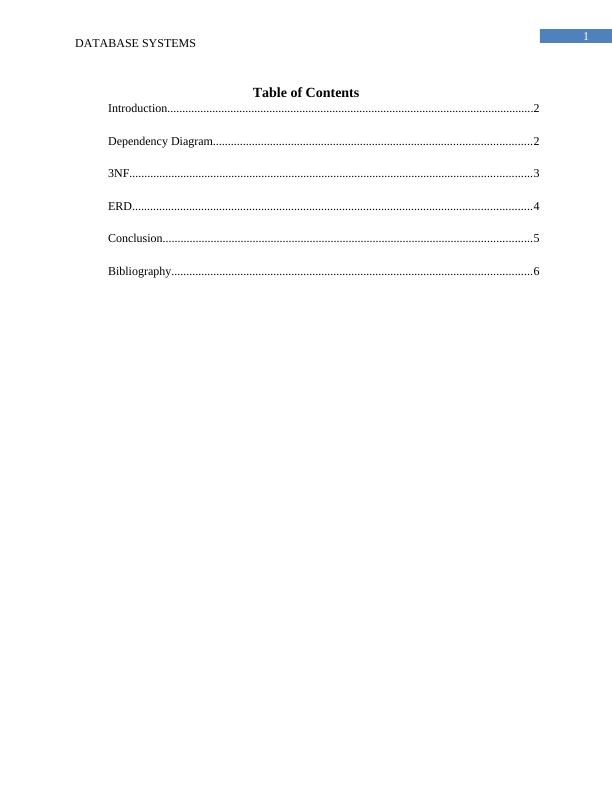 Database Design: Normalization to 3NF and ERD Diagram