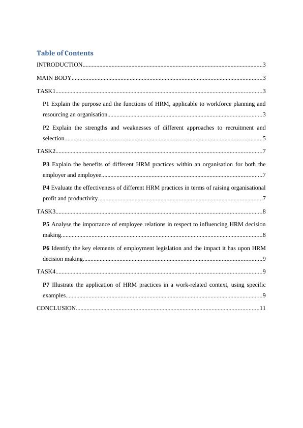 Human Resource Management Report: Tesco Strategies
