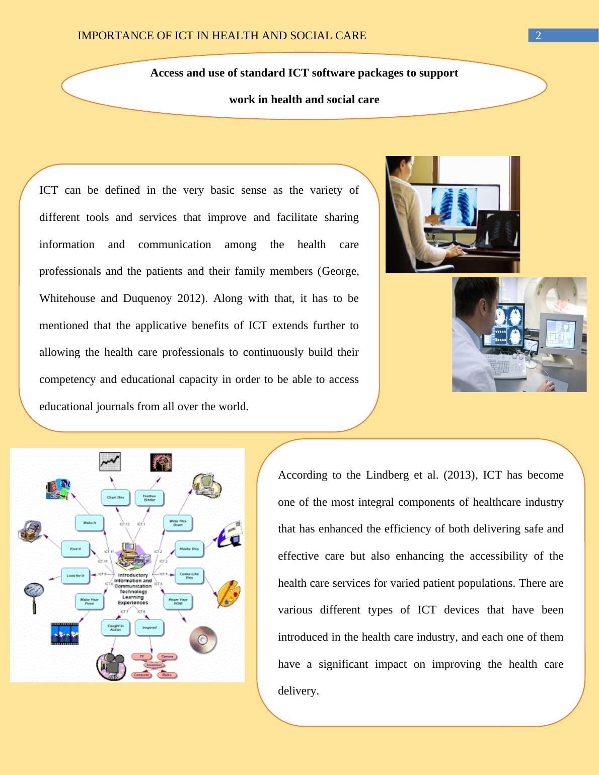 Role of ICT in Healthcare and Social Care