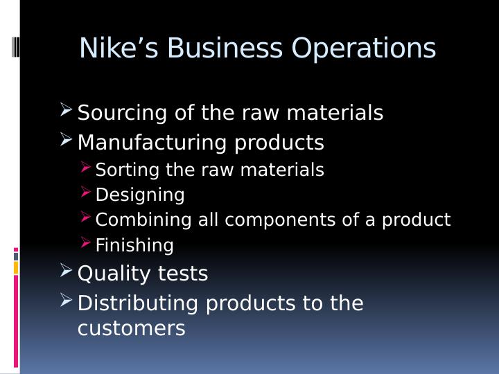 Nike Supply Chain Analysis: Operations and Improvements