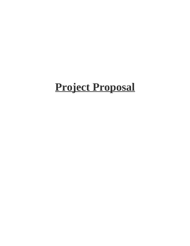 Project Proposal on Town Hall