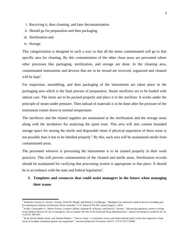 (HLTINF002)- Process Reusable Medical Devices and Equipment
