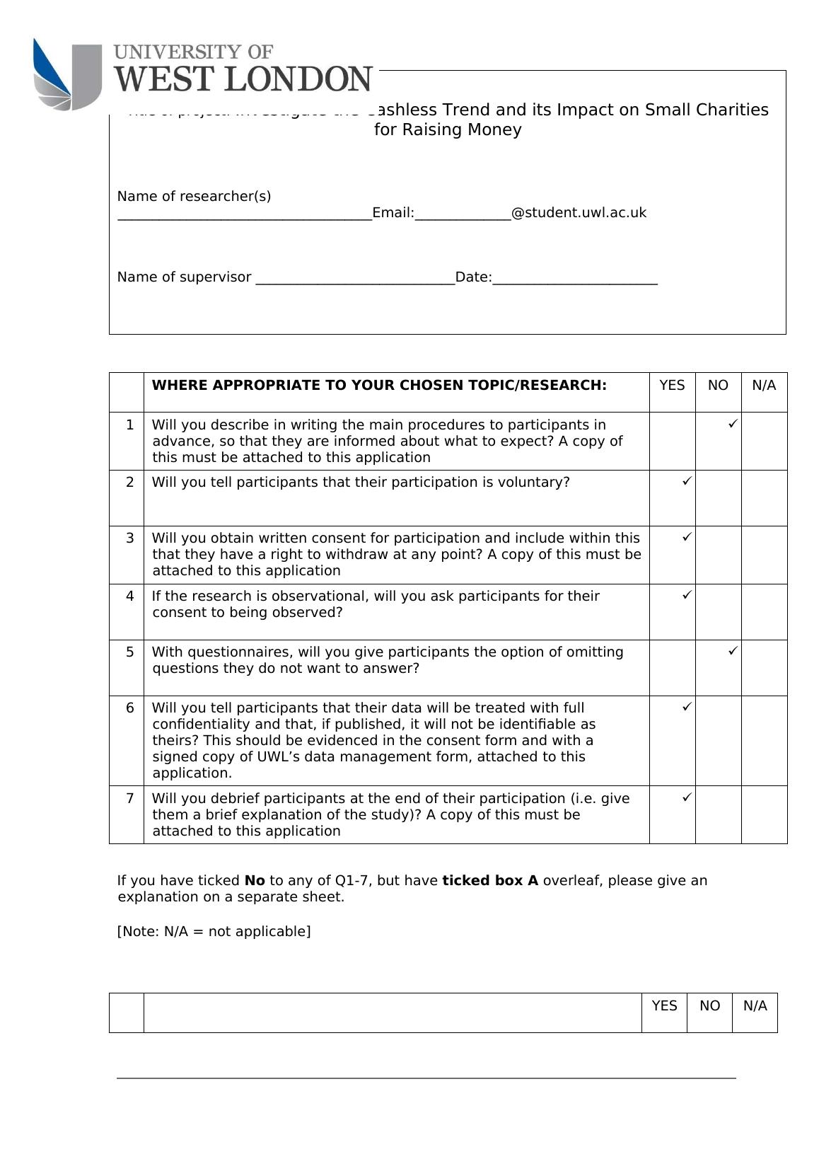 Research Ethics and Integrity Risk Assessment Form 2022