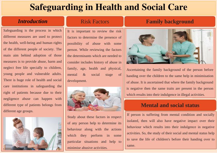 Safeguarding in health and social care