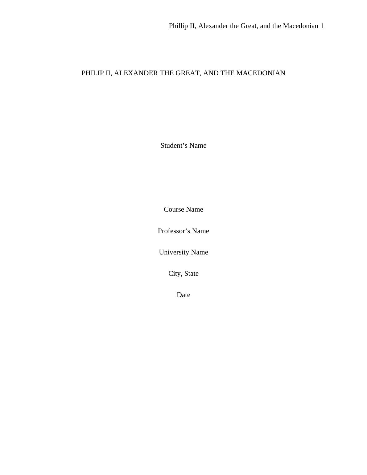 History Essay: Alexander the Great and the Hyphasis Mutiny