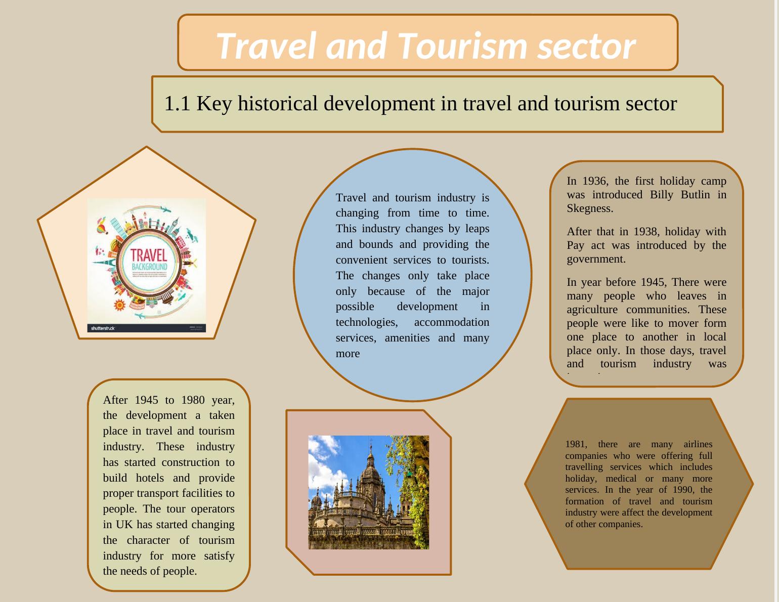 P(56) Travel and Tourism Sector
