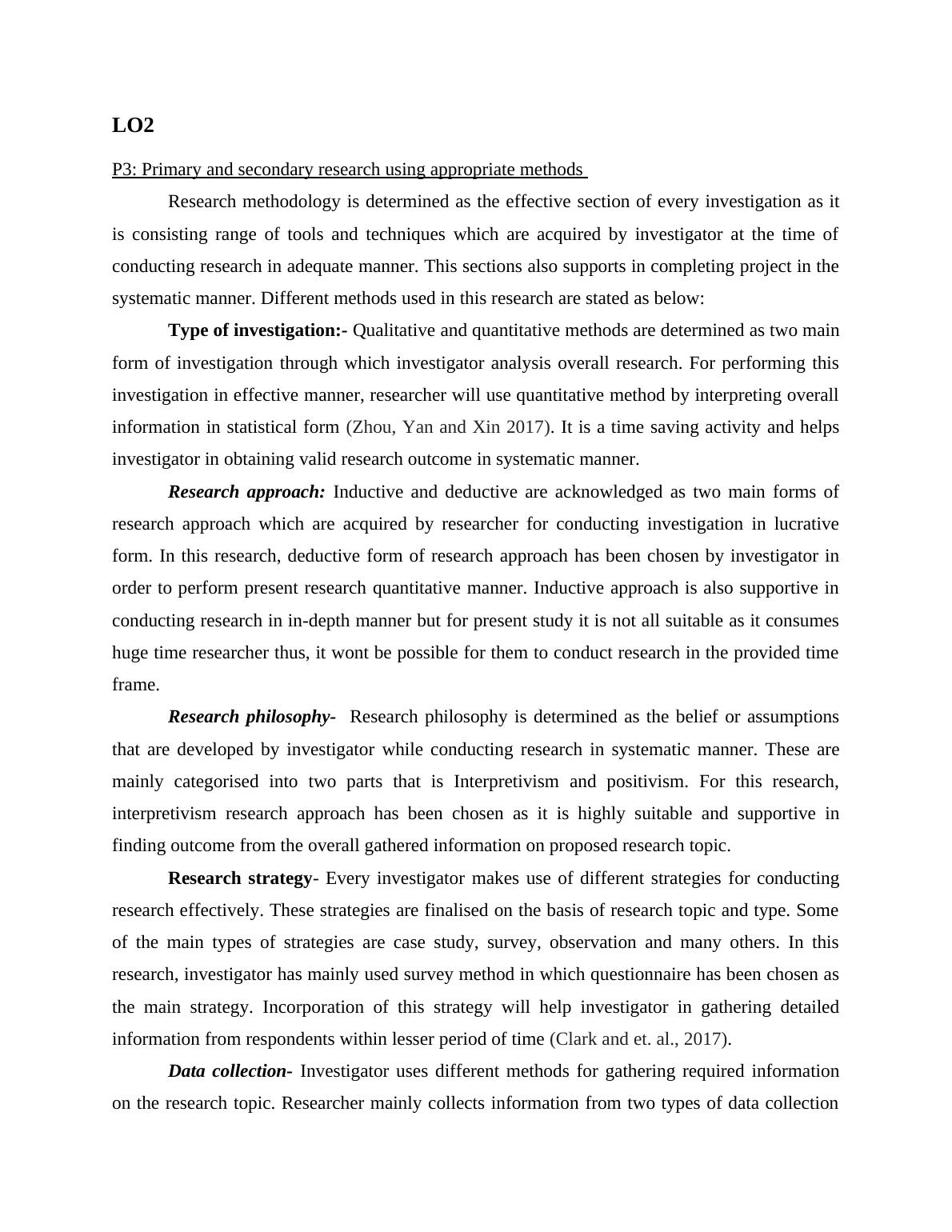 Primary and secondary research methods