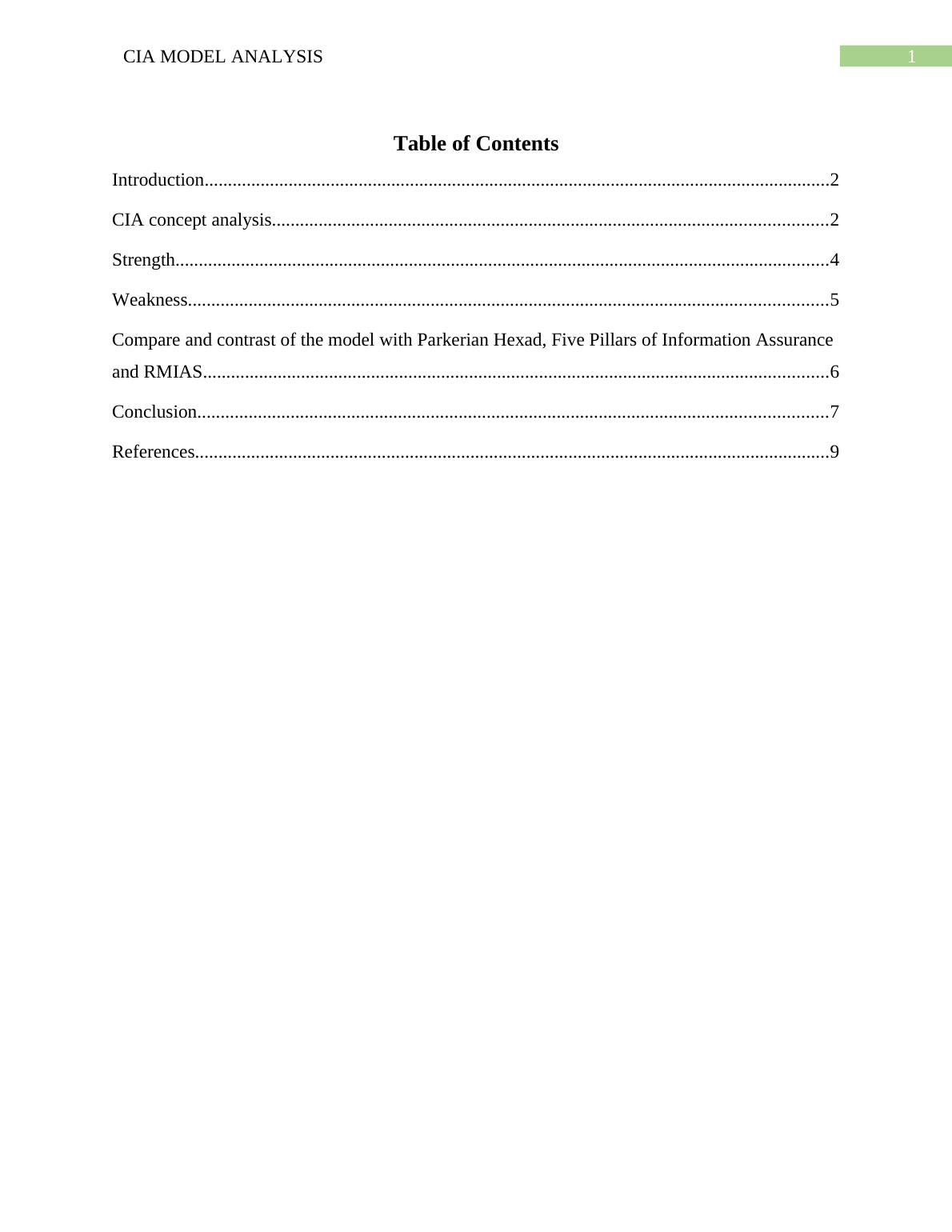 CIA Triad Model Analysis: Strengths, Weaknesses, Comparison