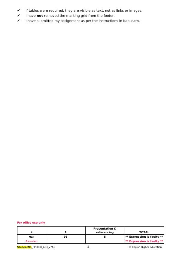 Investment Advice (FPC008) Assignment 3