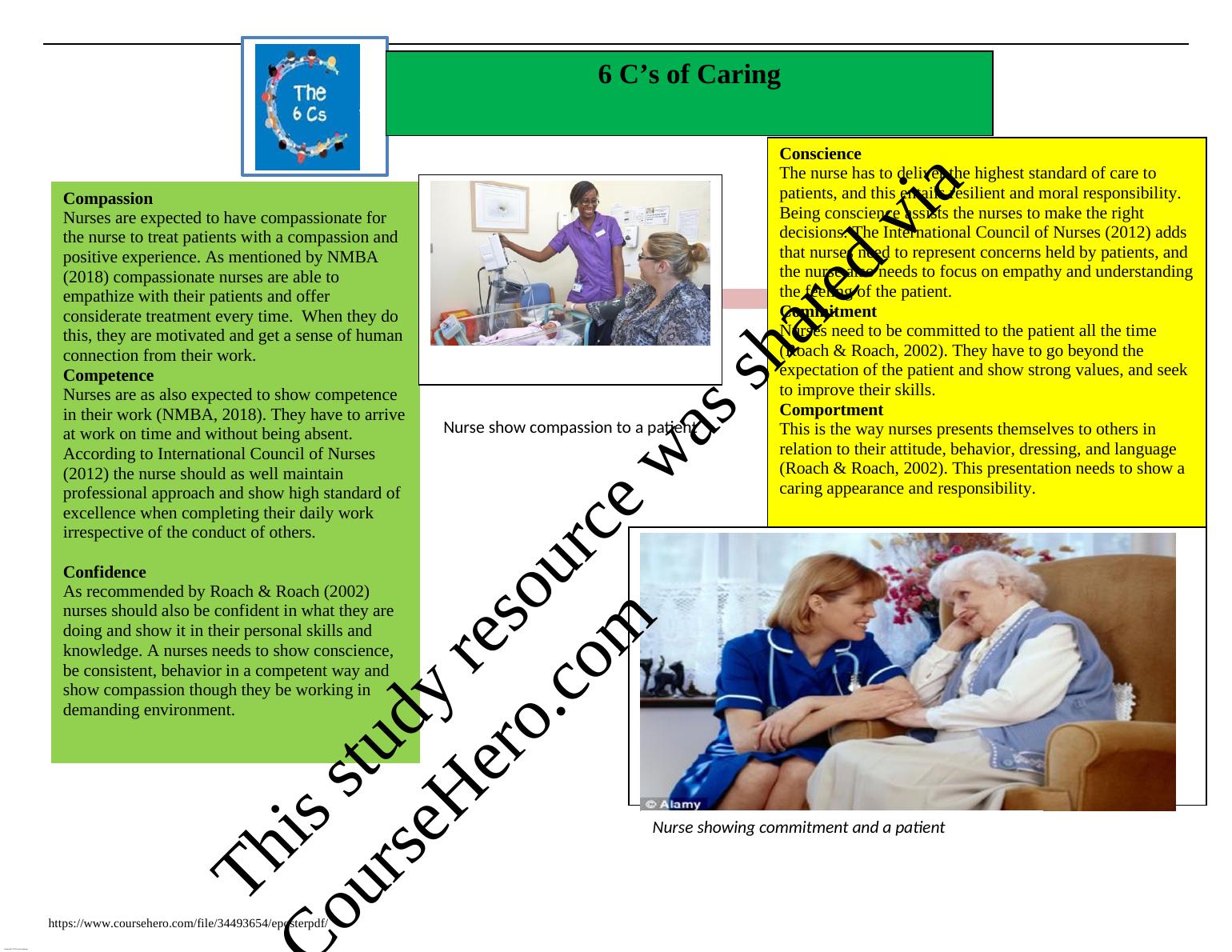 Nursing: Report on the 6 C's of Caring and its Impact