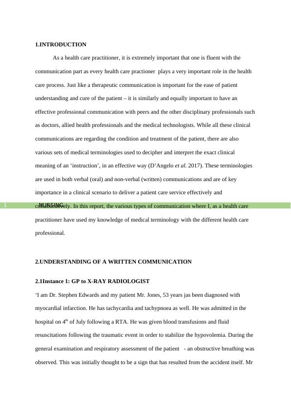 Importance of Medical Terminology in Clinical Communication