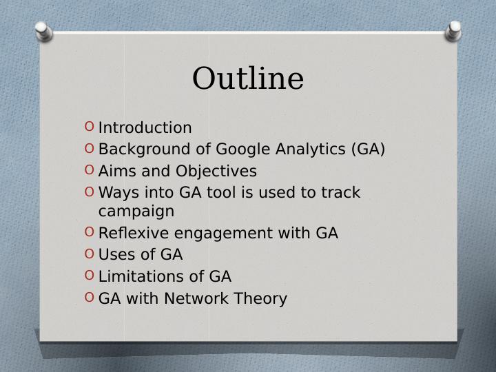 Google Analytics Presentation 2022