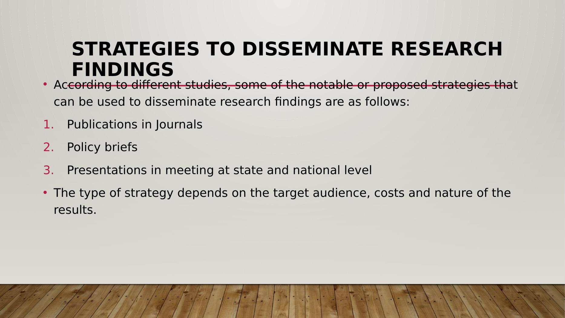 Dissemination of Results | Assignment