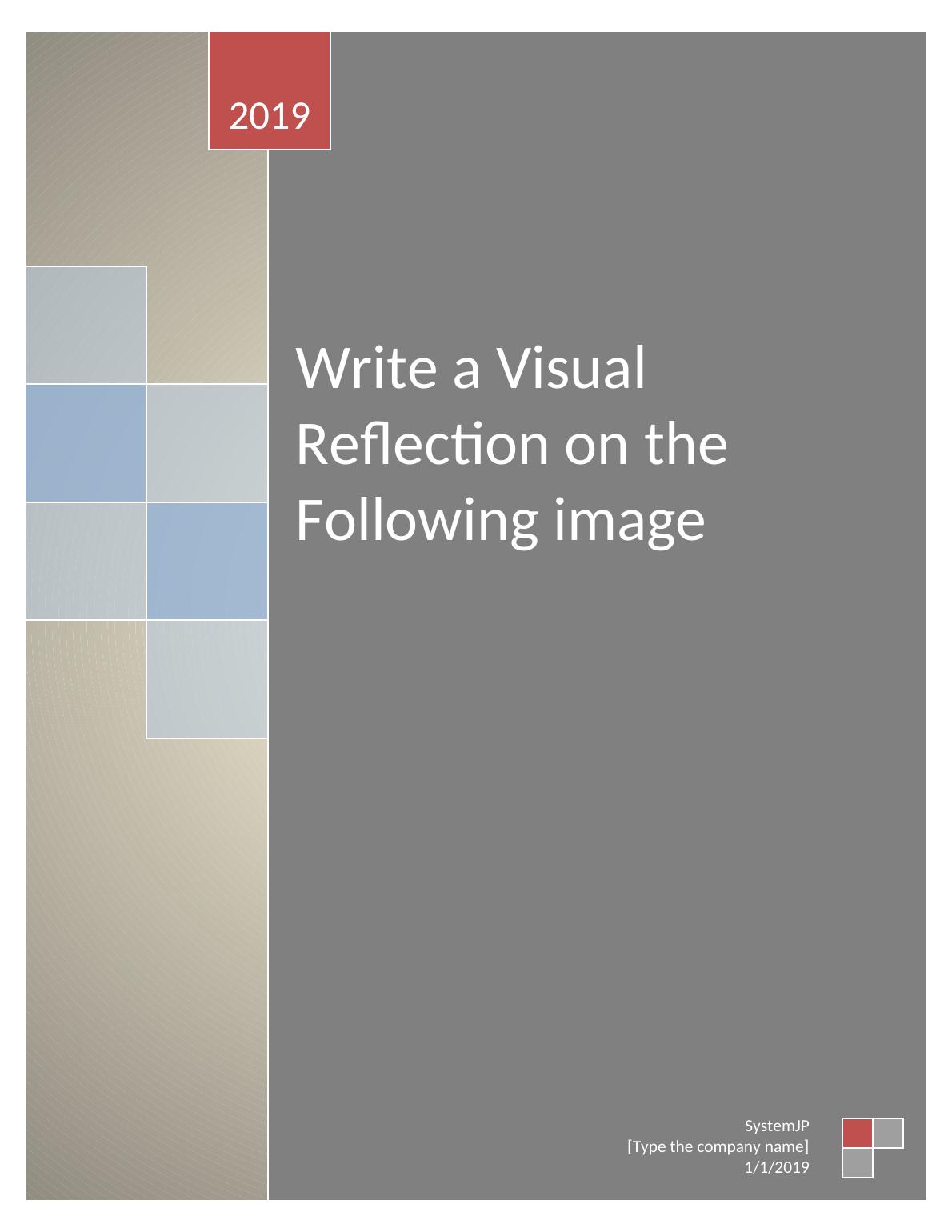 ENGL 030-2: Visual Reflection Assignment on Image Analysis