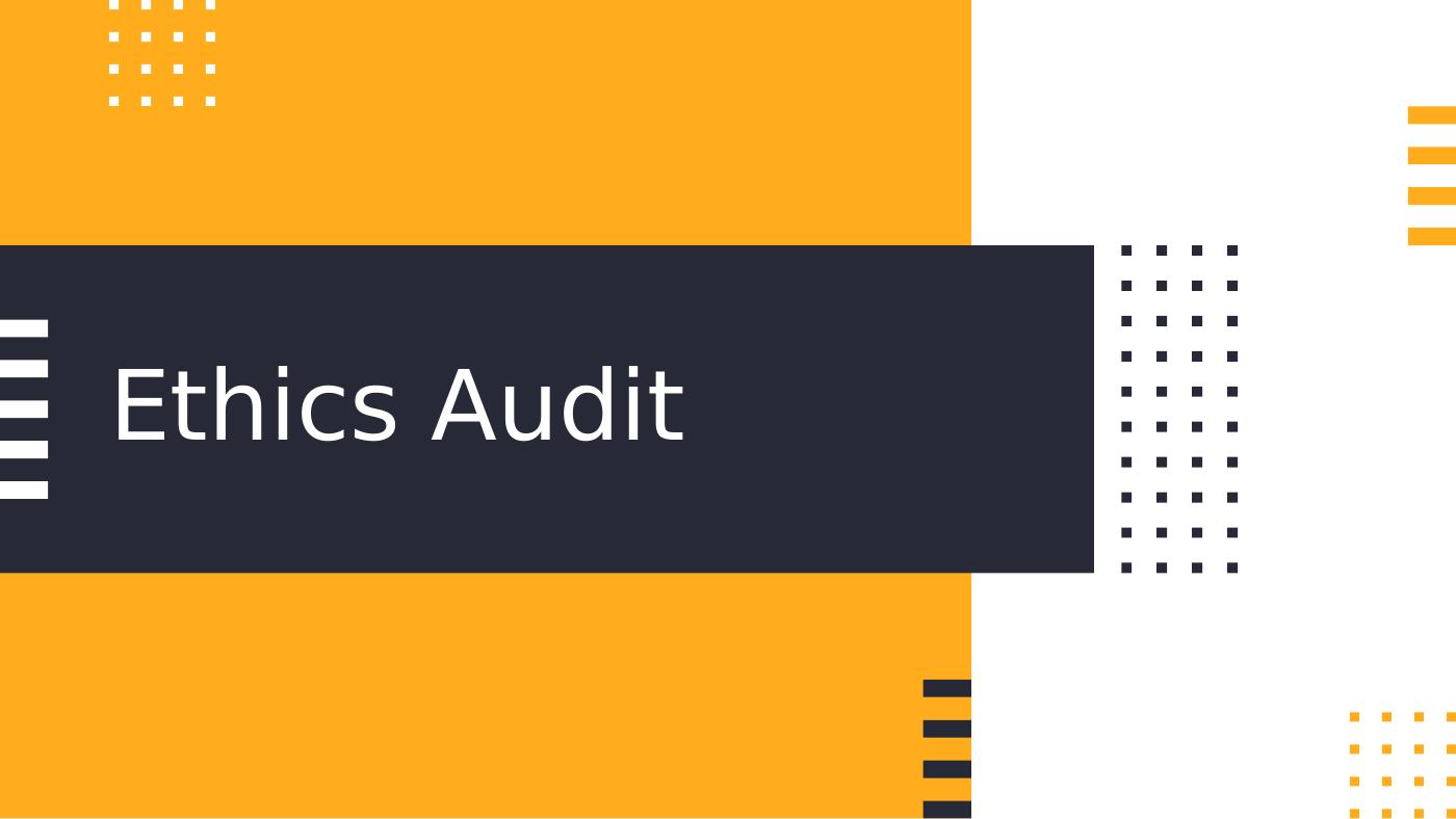 Ethics Audit | Presentation