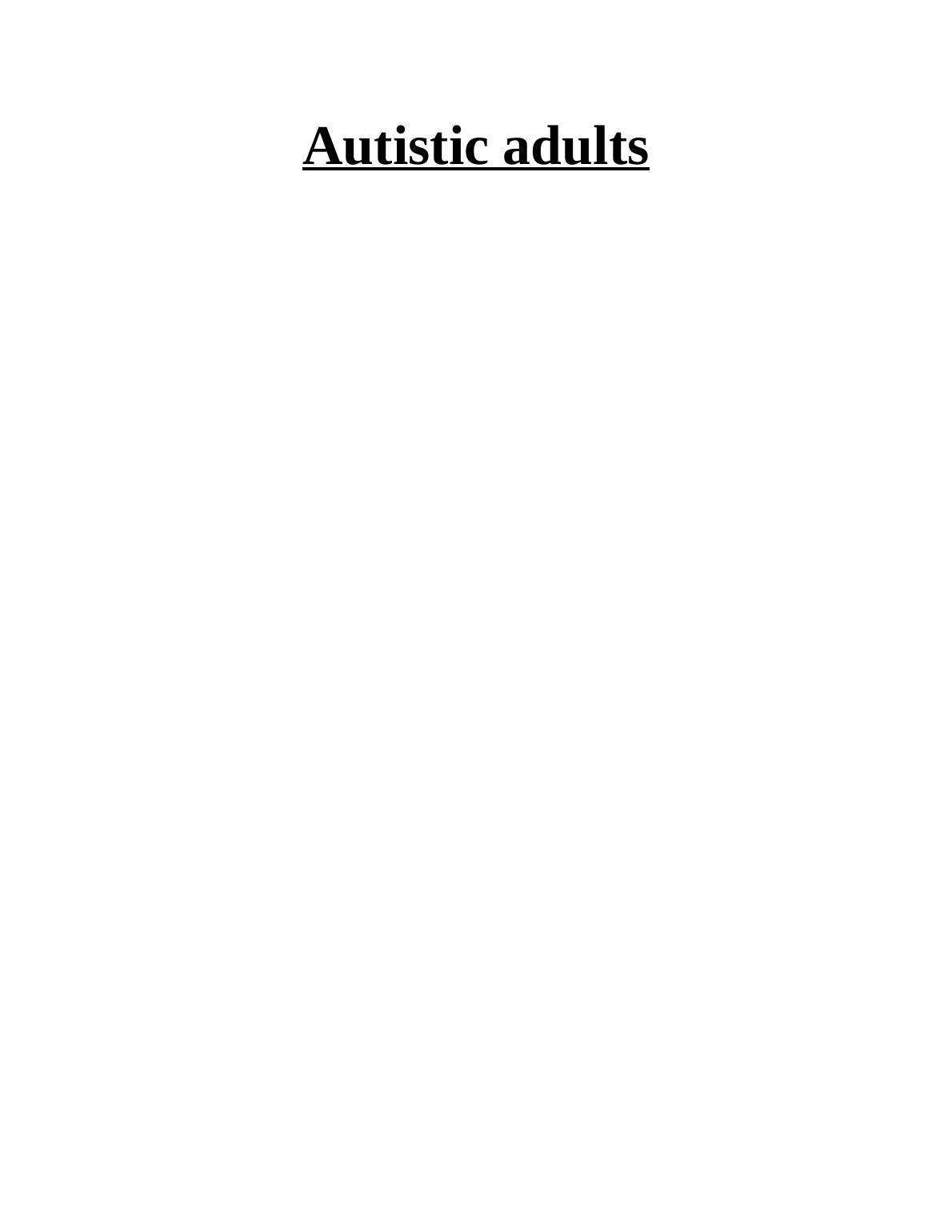 Autism Report: How Routine Changes Affect Autistic Adults
