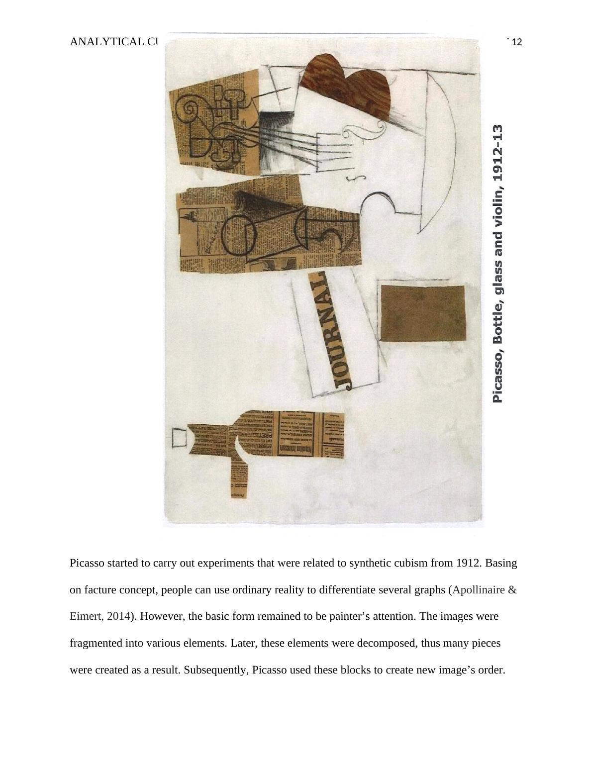 Analytical Cubism: Concepts and Impact