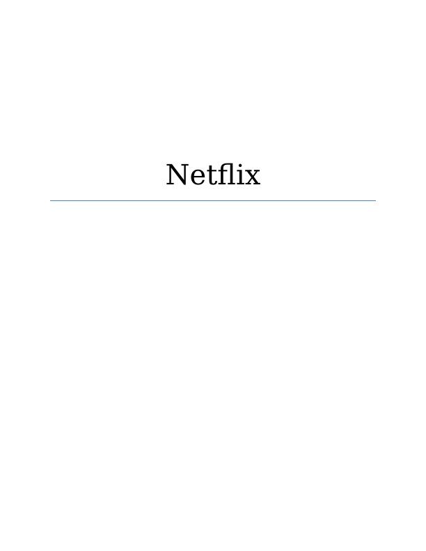 Netflix Service Feedback 2022