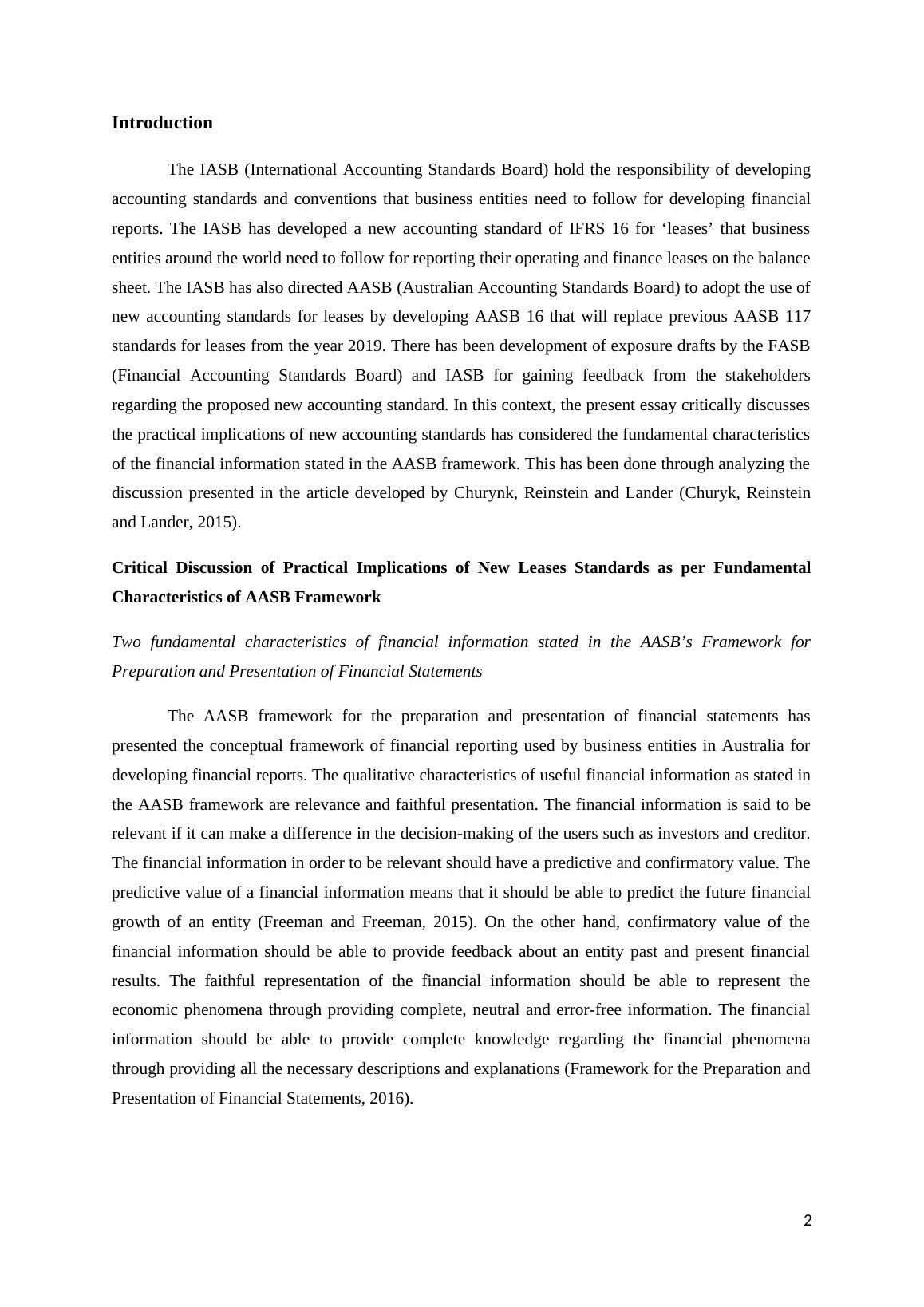 AASB 16: Analysis of New Lease Accounting Standards