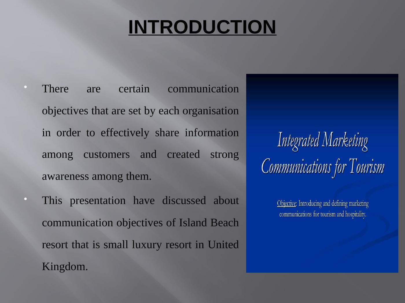 Integrated Hospitality Marketing Communications