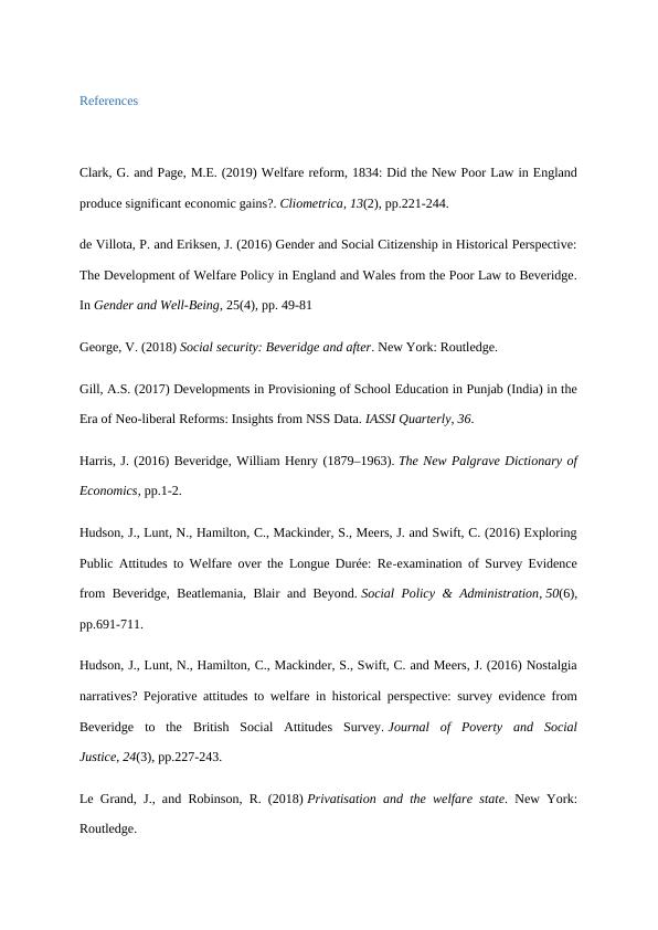 Welfare State & Beveridge Report: Analysis and Review