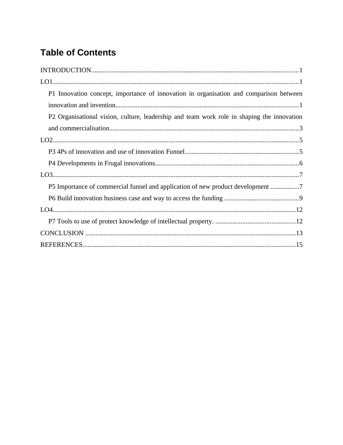 Innovation and Commercialisation Report: Apple Case Study