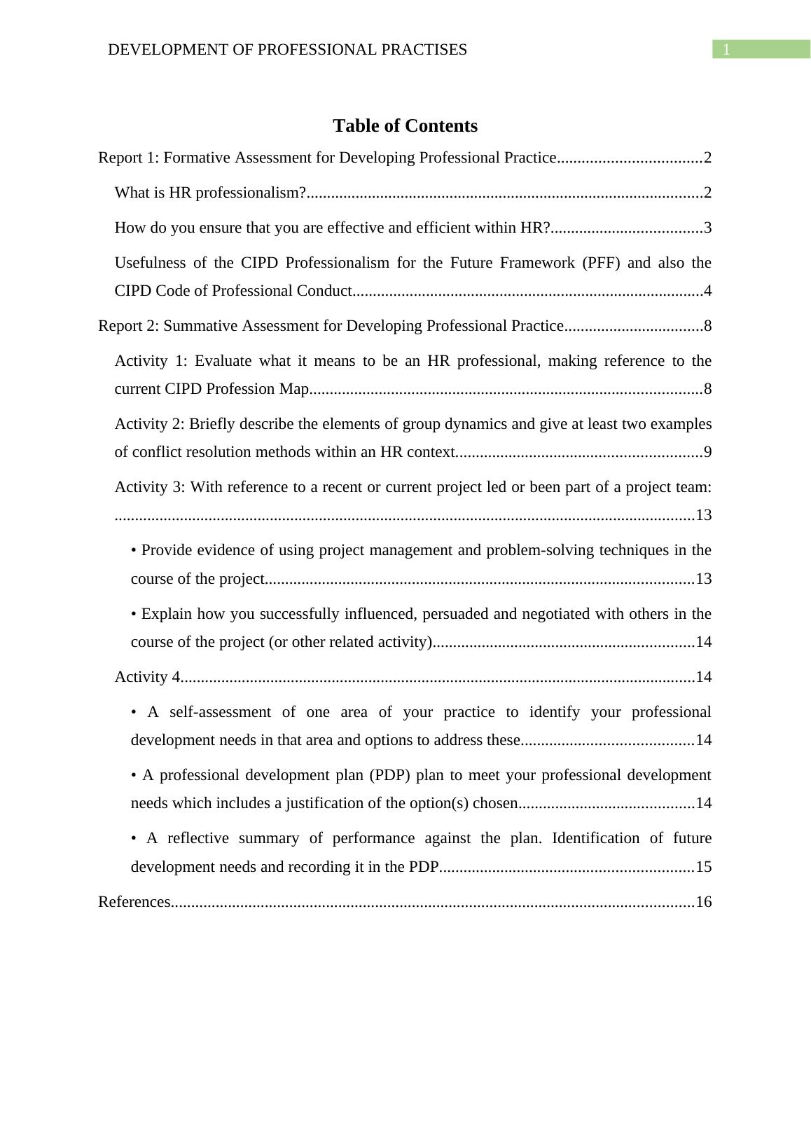 HR Professionalism, CIPD Code, and Framework Analysis